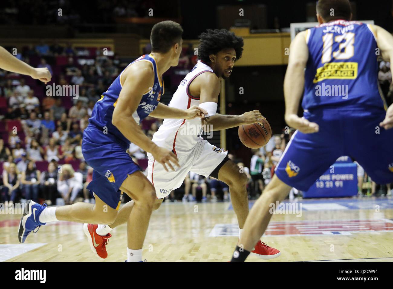 Josh Childress of the 36ers in action during the NBL Round 16 game ...