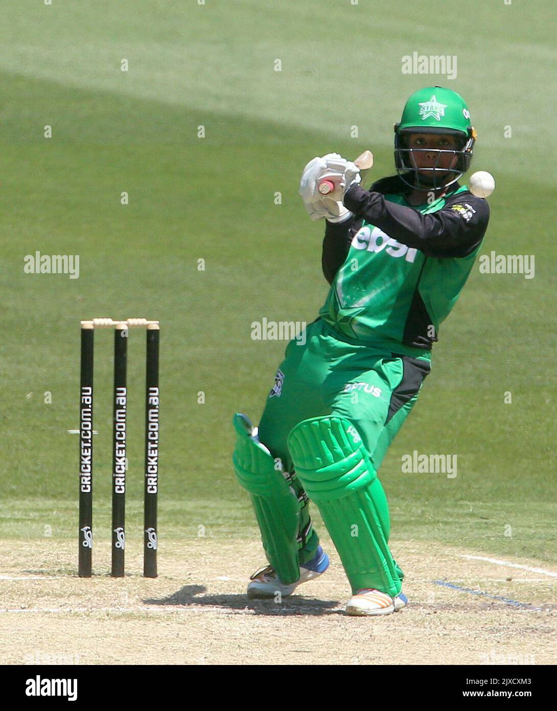Alana King of the Melbourne Stars batting during the Women’s Big Bash ...