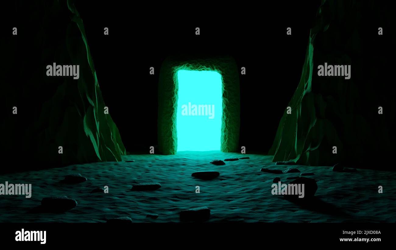 cave in the night Stock Photo - Alamy