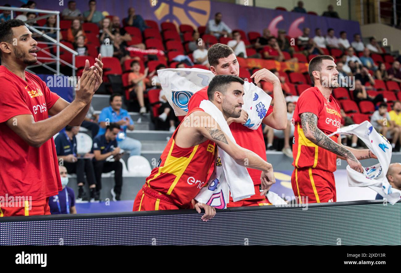 Tbilisi, Georgia, 6th September 2022. Jaime Fernandez of Spain reacts ...