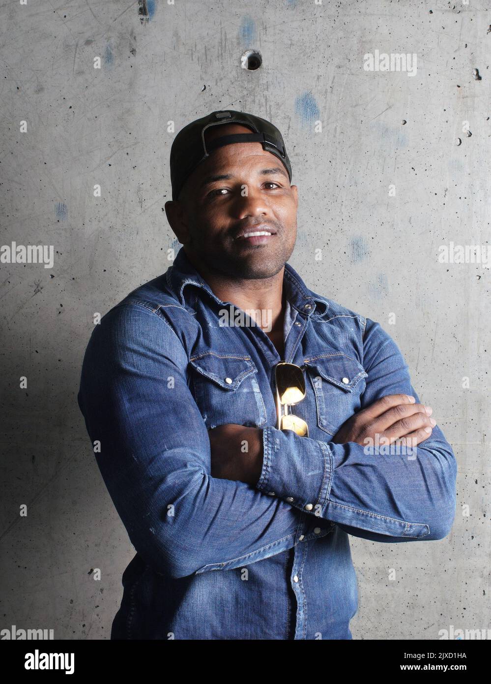 No. 1 UFC middleweight contender Yoel Romero poses for a photograph ...