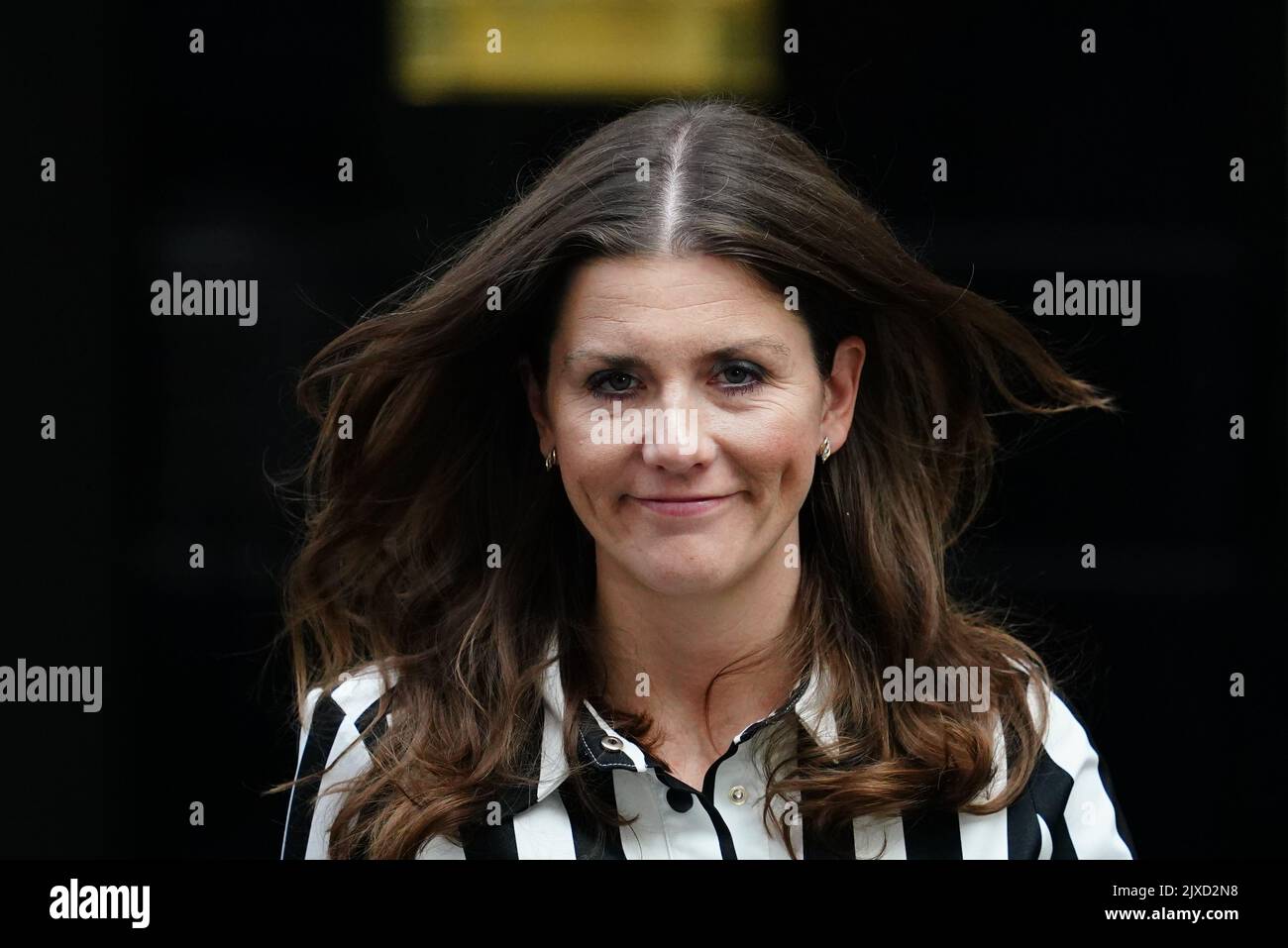 Culture Secretary Michelle Donelan in Downing Street, London, following ...