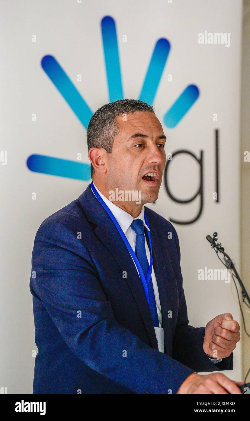 Energy Minister Tom Koutsantonis speaks during a press conference ahead ...
