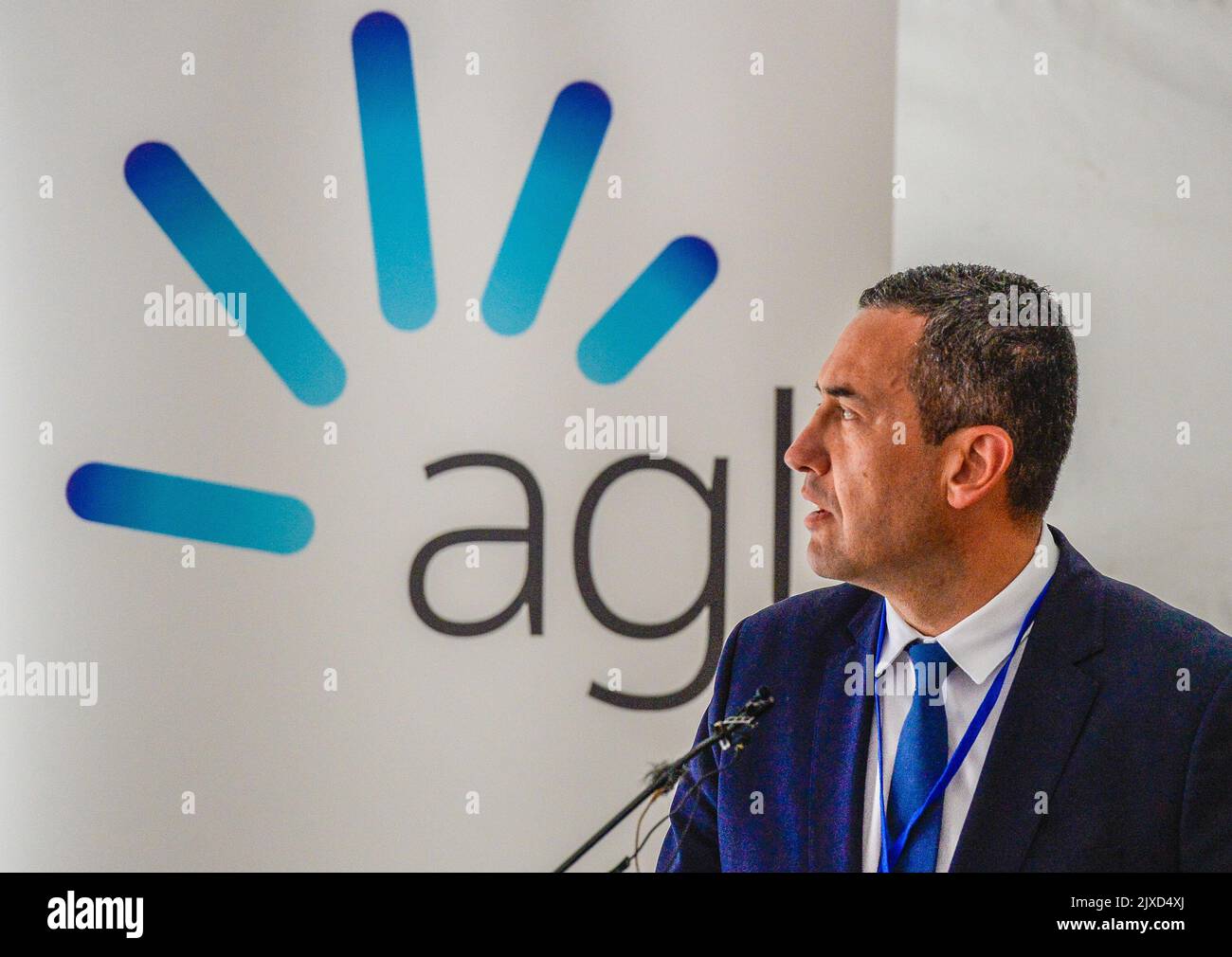 Energy Minister Tom Koutsantonis speaks during a press conference ahead ...