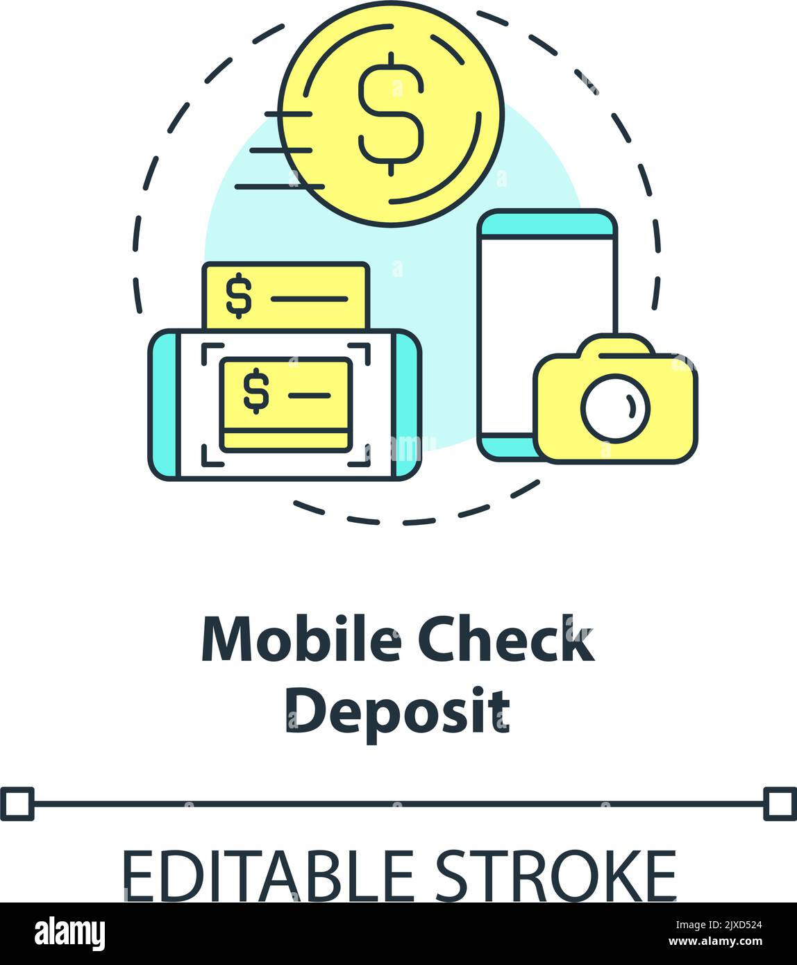 Mobile check deposit hi-res stock photography and images - Alamy
