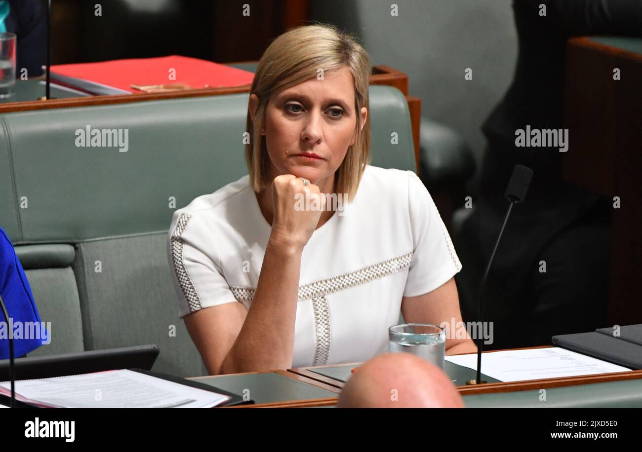 Labor Member for Longman Susan Lamb during Question Time in the House ...
