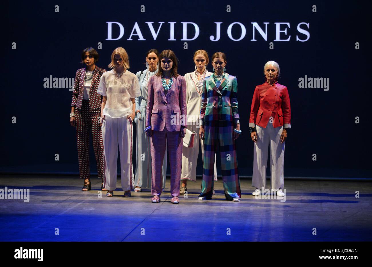 Models rehearse for the 2018 David Jones Autumn Winter collection ...