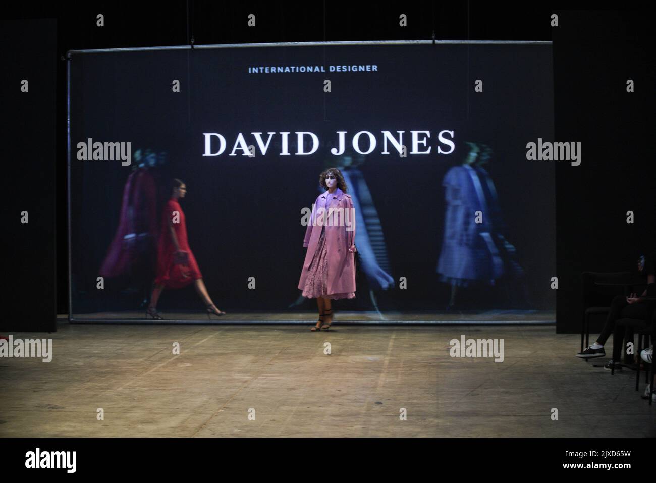 Models rehearse for the 2018 David Jones Autumn Winter collection ...
