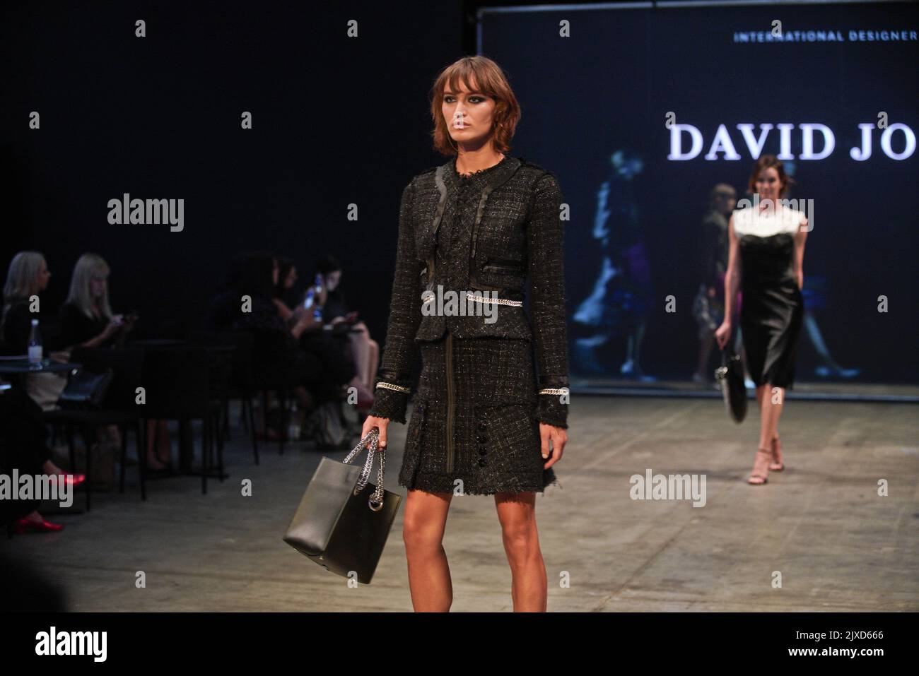 Models rehearse for the 2018 David Jones Autumn Winter collection ...