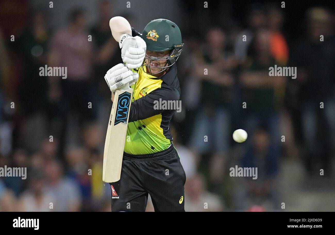 Travis Head of Australia bats during the second Twenty20 (T20 ...