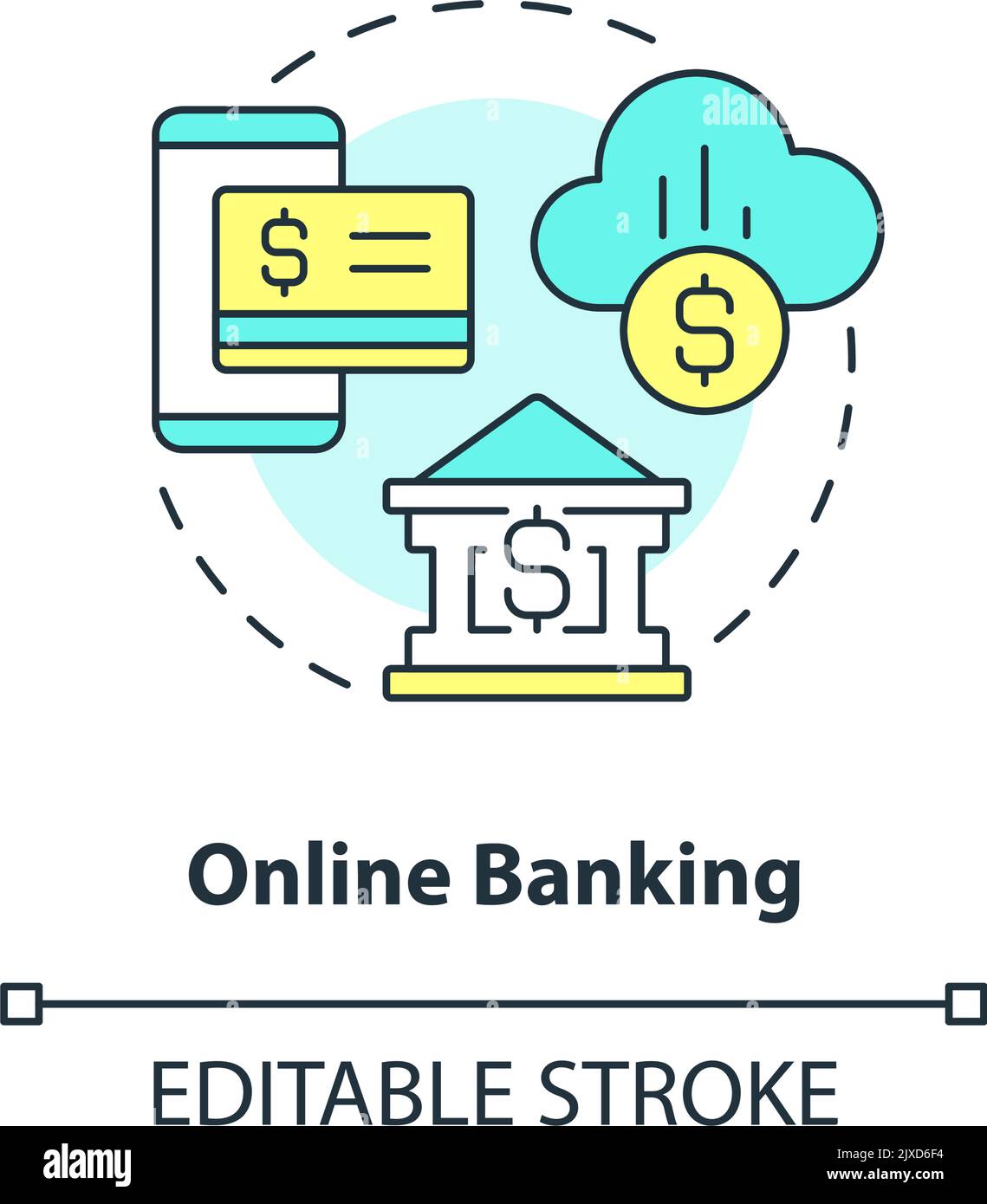 General and savings banking Stock Vector Images - Alamy