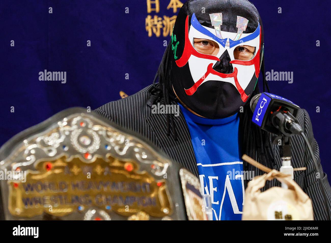 Tokyo, Japan. 07th Sep, 2022. Japanese Pro Wrestler The Great Sasuke ...