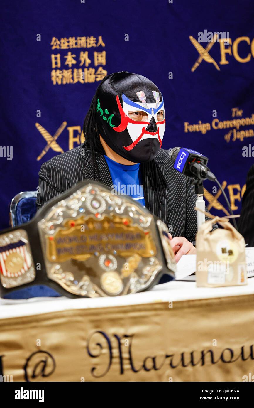 Tokyo, Japan. 07th Sep, 2022. Japanese Pro Wrestler The Great Sasuke ...