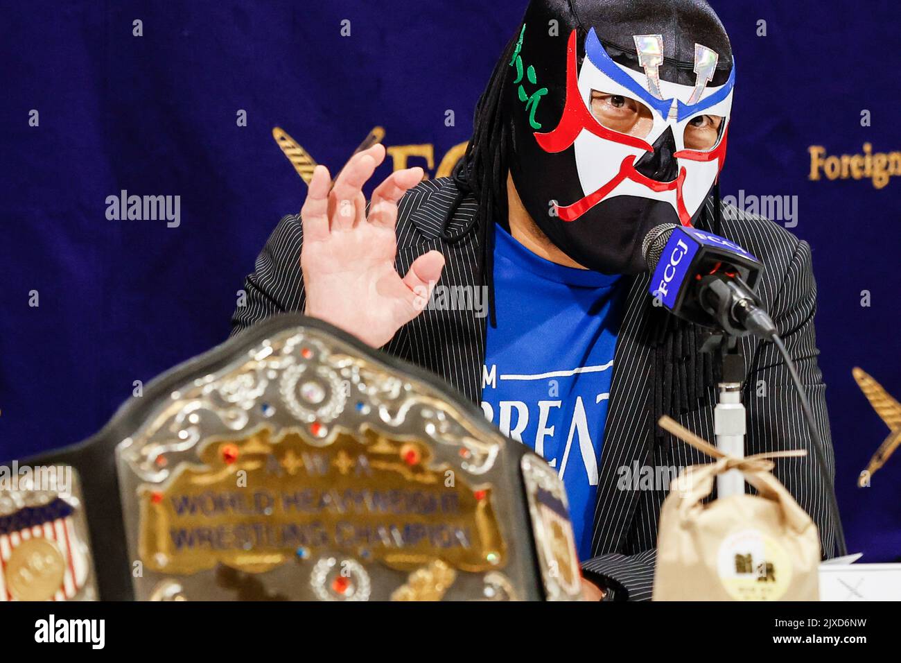 Tokyo, Japan. 07th Sep, 2022. Japanese Pro Wrestler The Great Sasuke ...