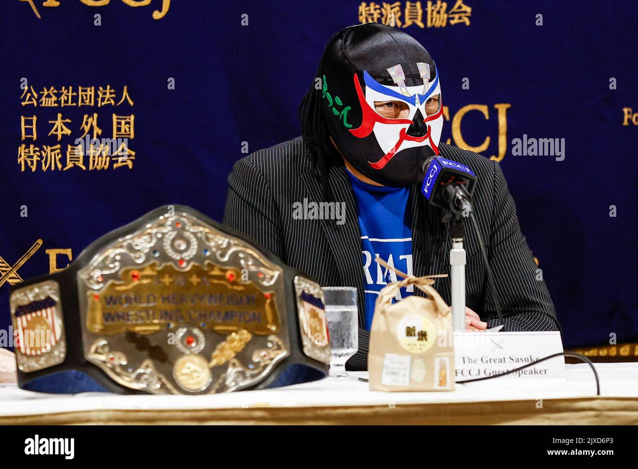 Tokyo, Japan. 07th Sep, 2022. Japanese Pro Wrestler The Great Sasuke ...