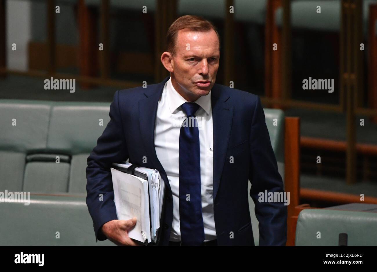 Former prime minister Tony Abbott during Question Time in the House of ...