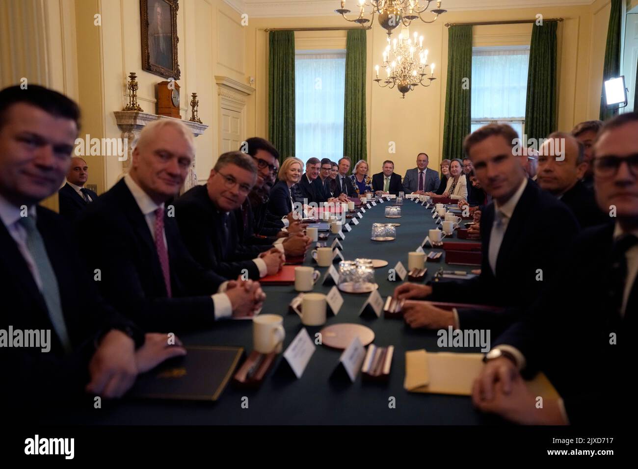 (second left to right) Graham Stuart, Welsh Secretary Robert Buckland ...