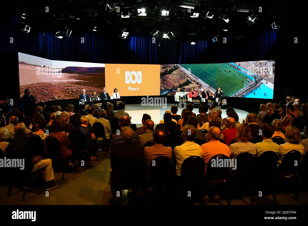 A general view of the ABC Annual Public Meeting in Ultimo, Sydney ...