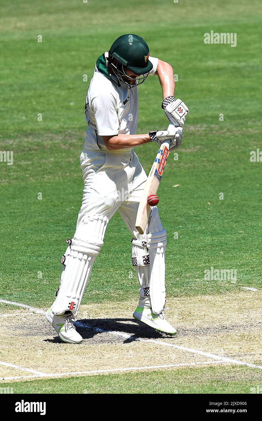 Alex Doolan of Tasmania bats during day three of the Sheffield Shield ...