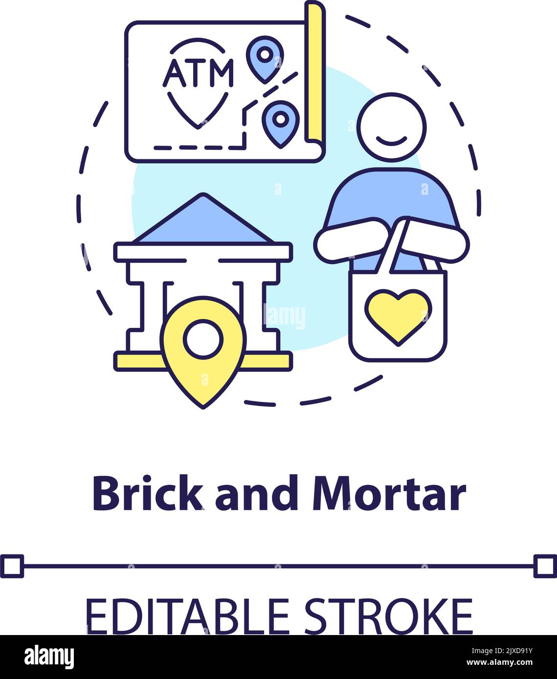 The brick store general store Stock Vector Images - Alamy