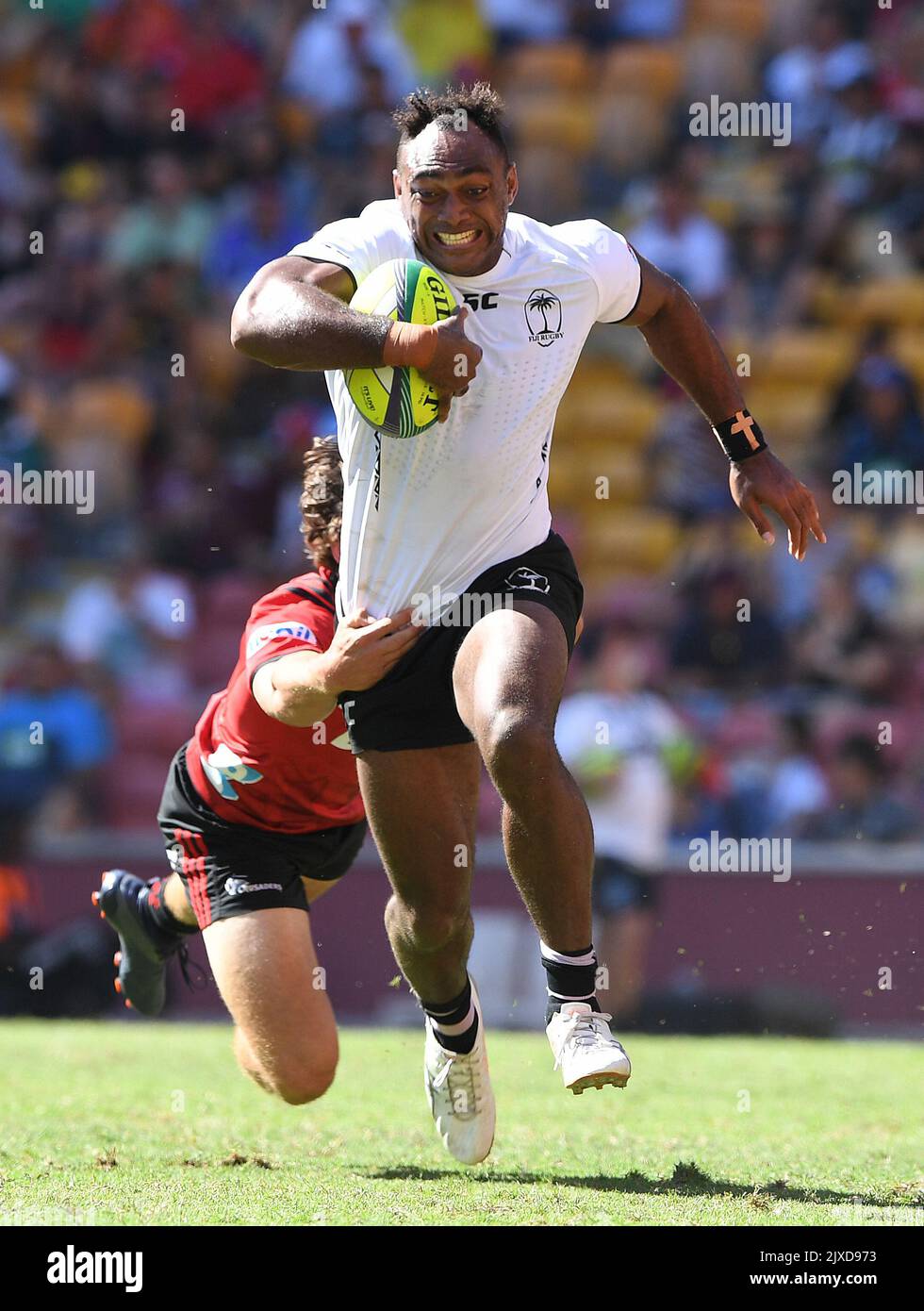 Fiji player Kris Kuridrani during the Global Rugby Tens match between ...