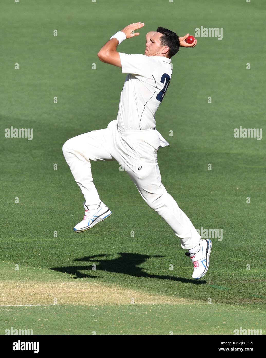 Scott Boland from the Bushrangers during day 3 of the round 6 JLT ...