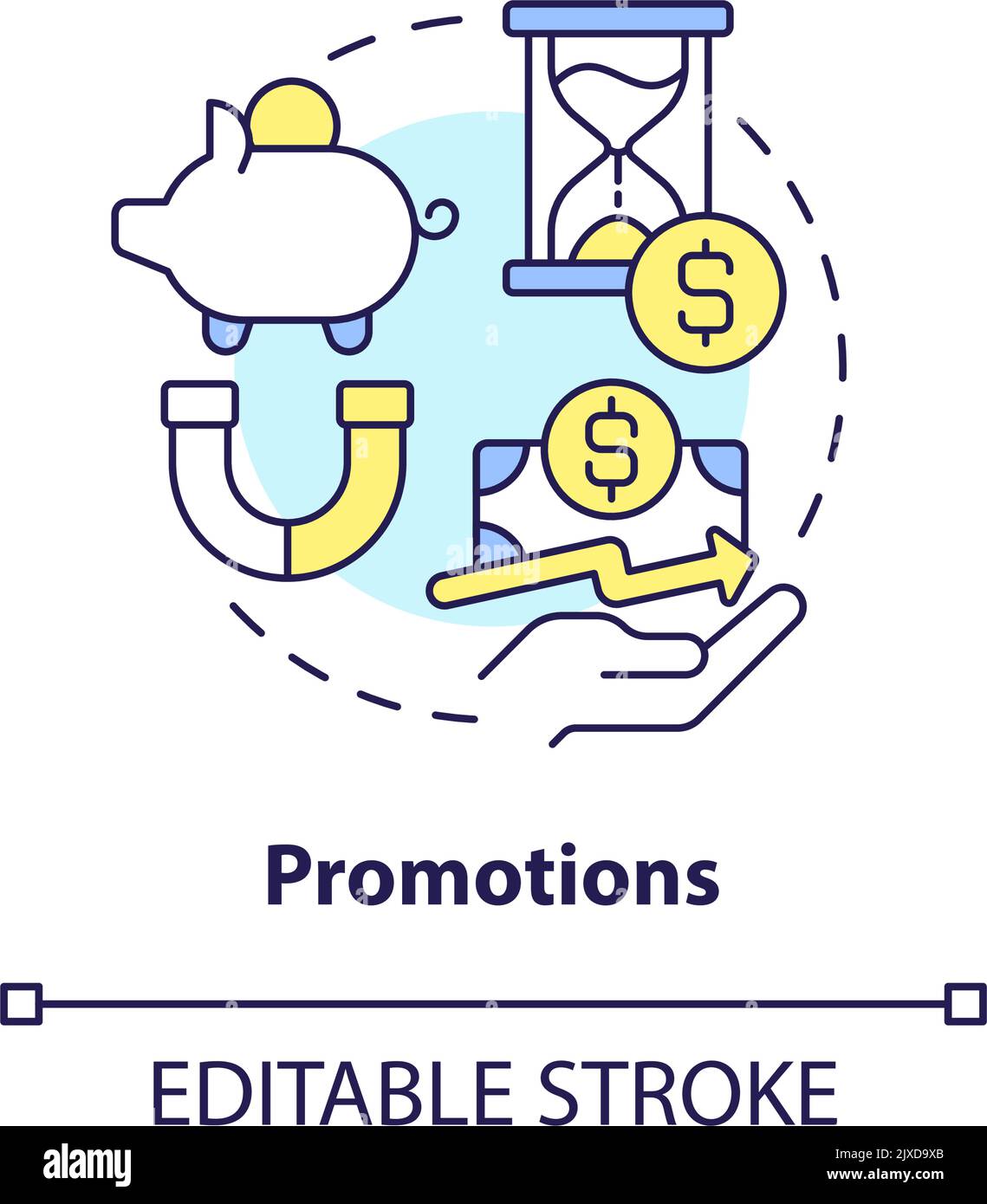 Promotions concept icon Stock Vector Image & Art - Alamy