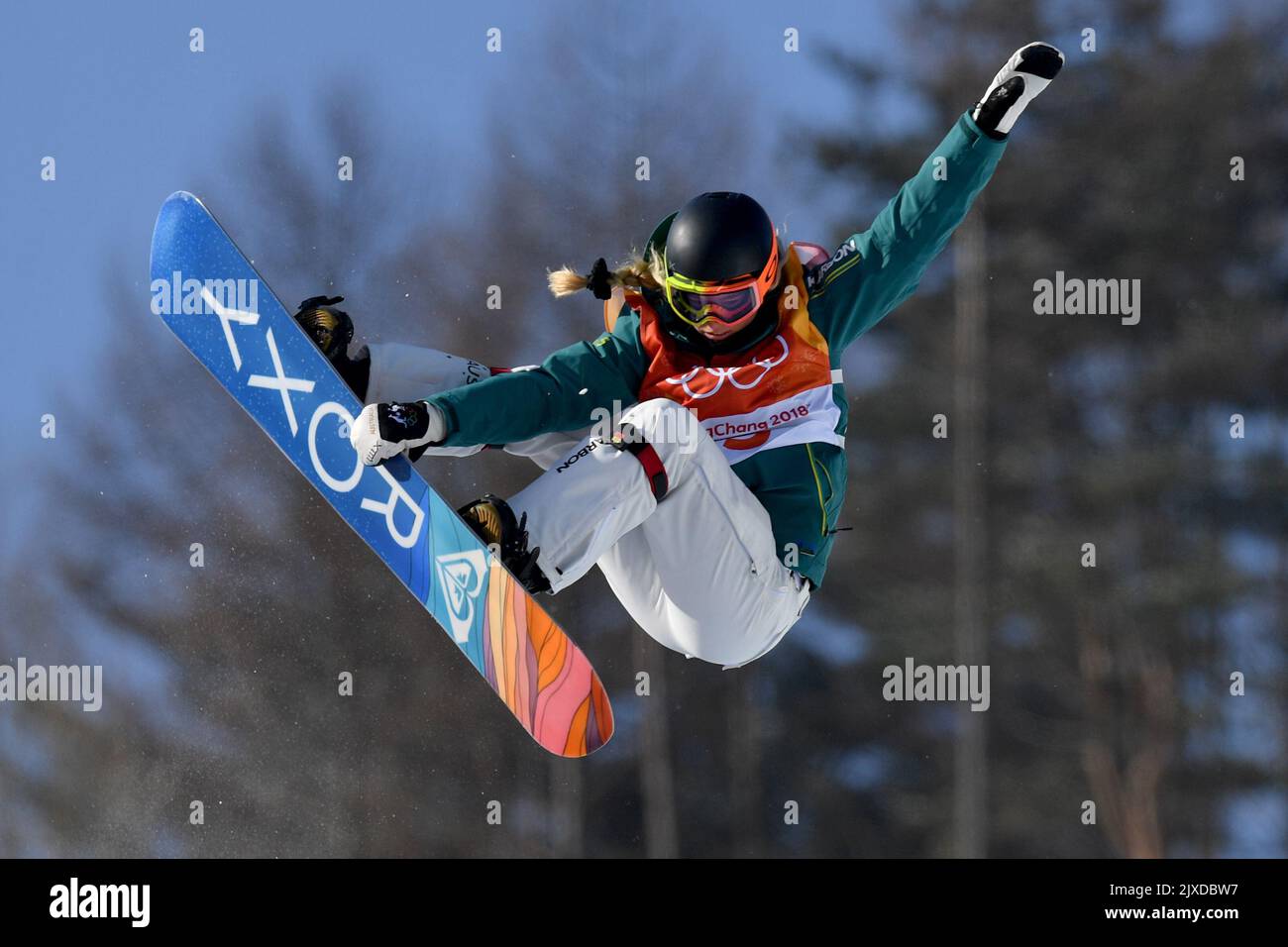 Emily Arthur of Australia competes in the Women's Halfpipe Final at ...