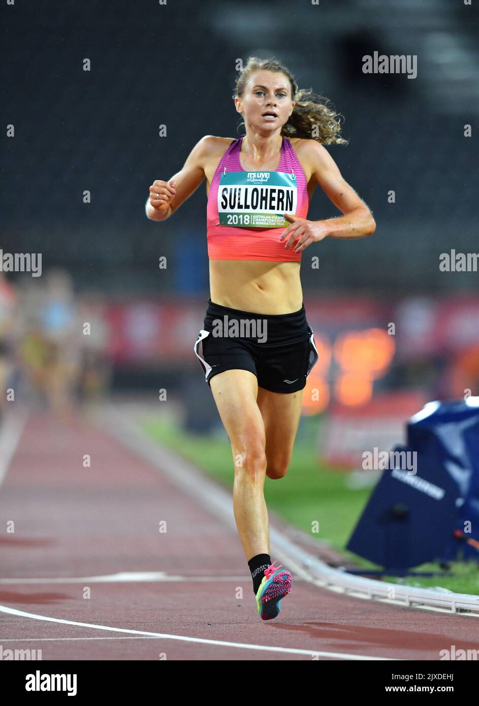 Celia Sullohern in action winning the women's 5000 metres during day ...