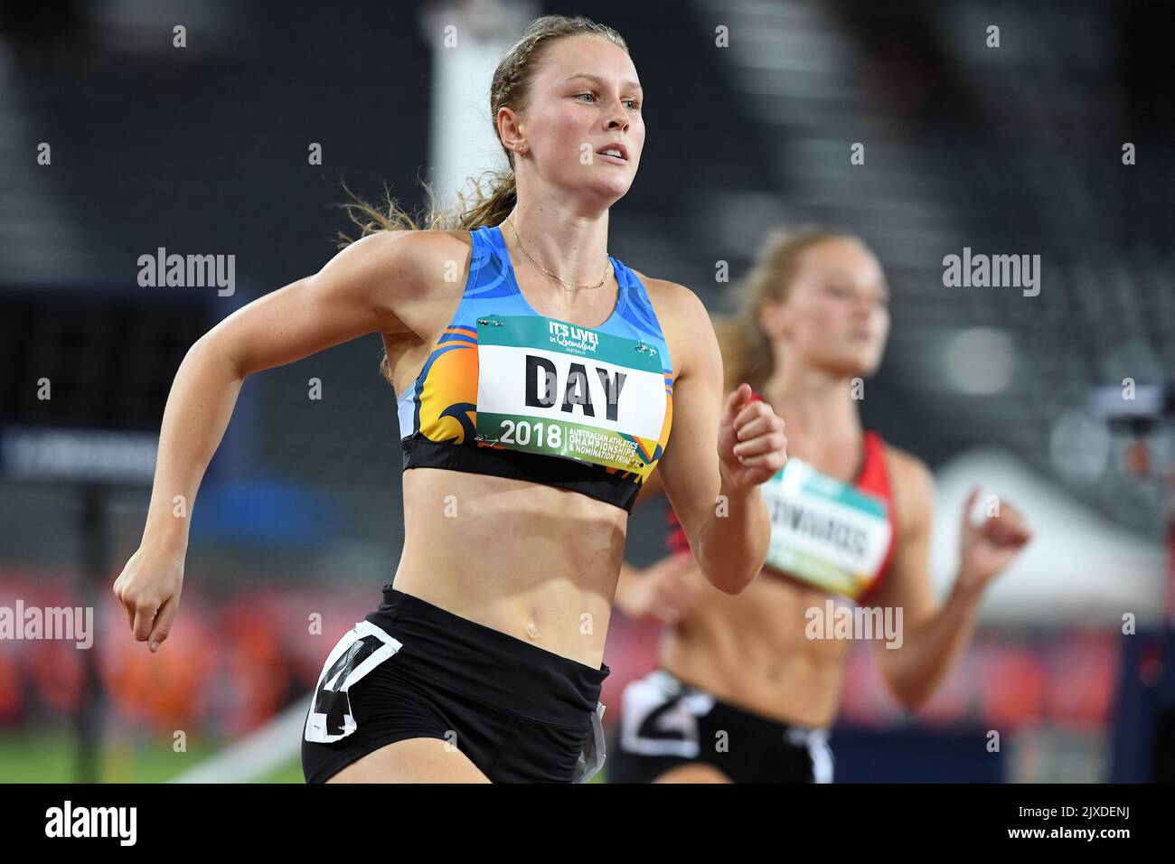 Riley Day of Queensland Riley Day crosses the line to win the Womens ...