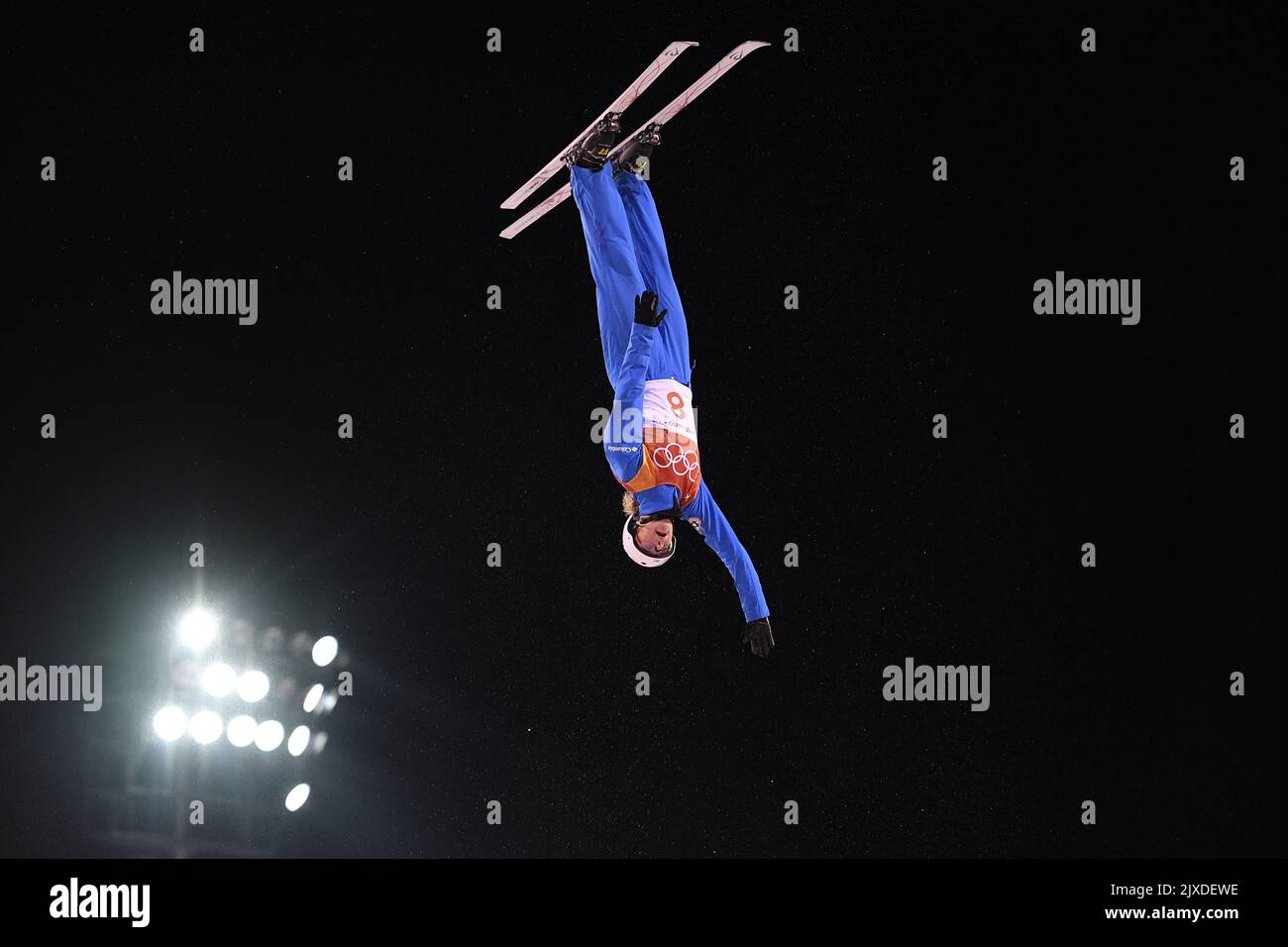 Kiley McKinnon of the USA competes in the Women's Freestyle Aerials ...
