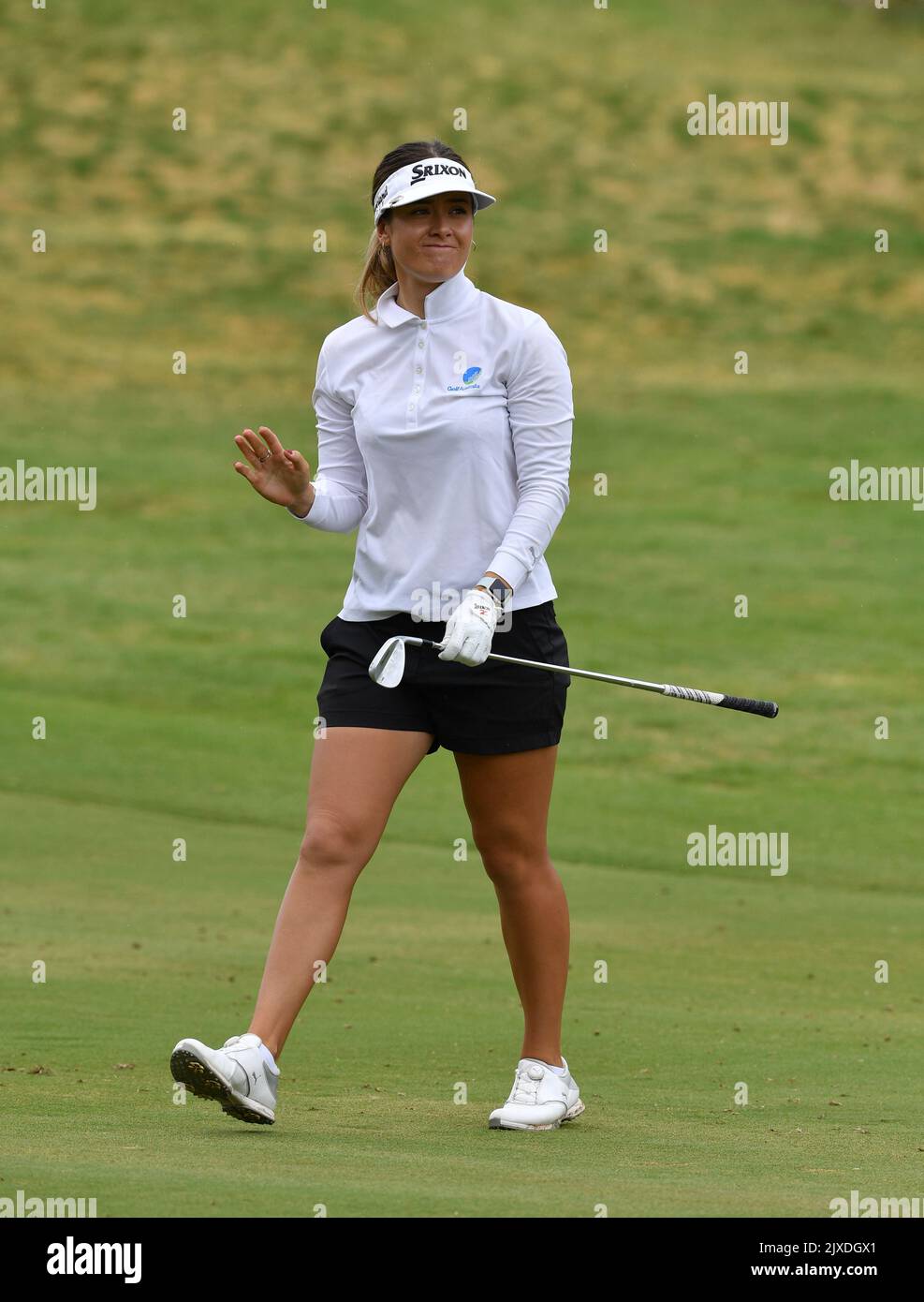 Hannah Green from Australiaon the 4th during the Australian Women's ...