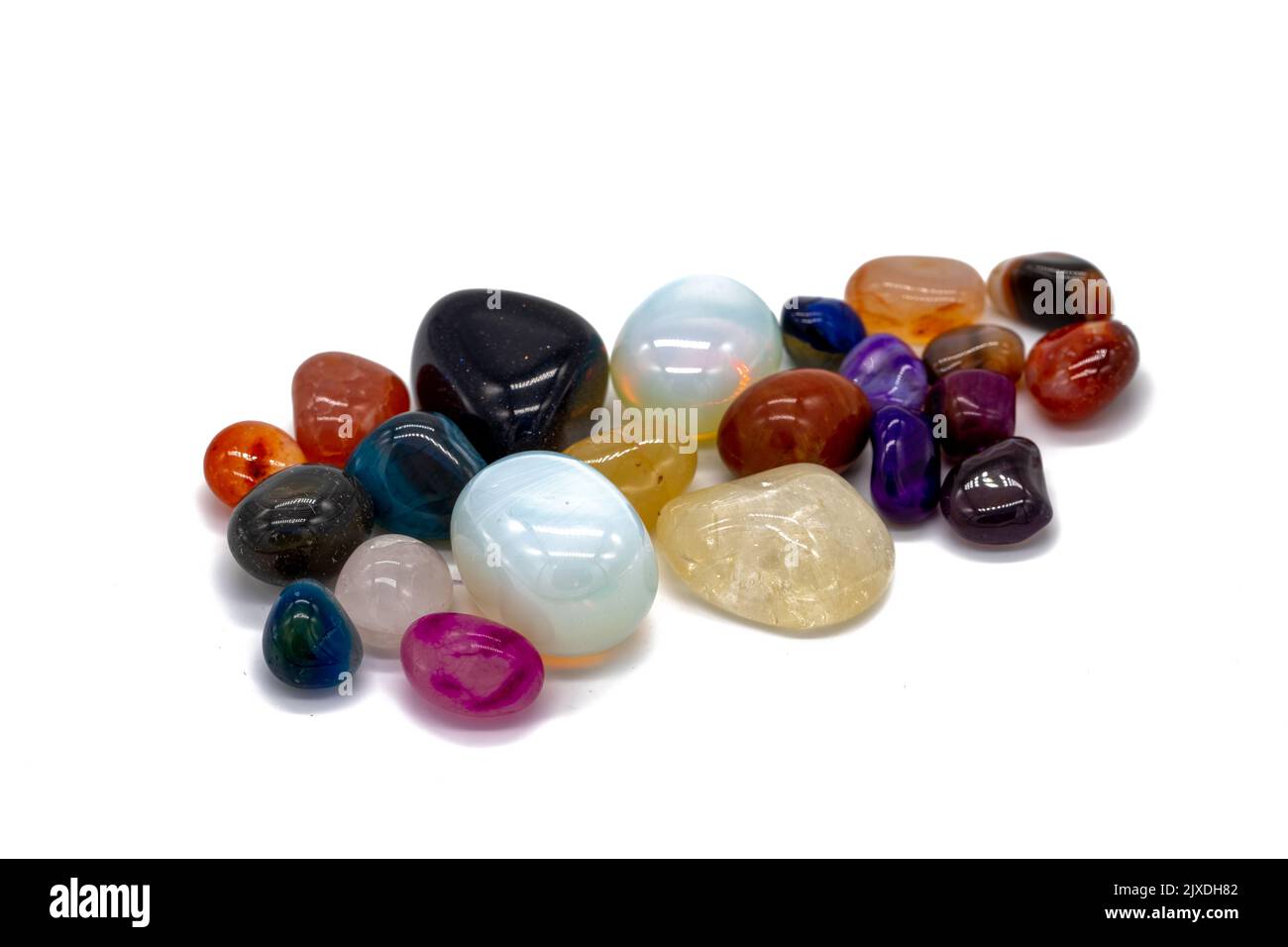 Health stones isolated on white background Stock Photo - Alamy