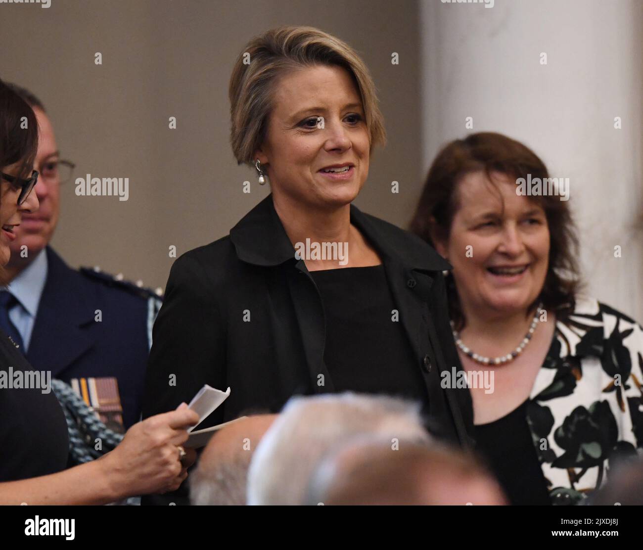 Former NSW Premier Kristina Keneally attends the state funeral of Sir ...