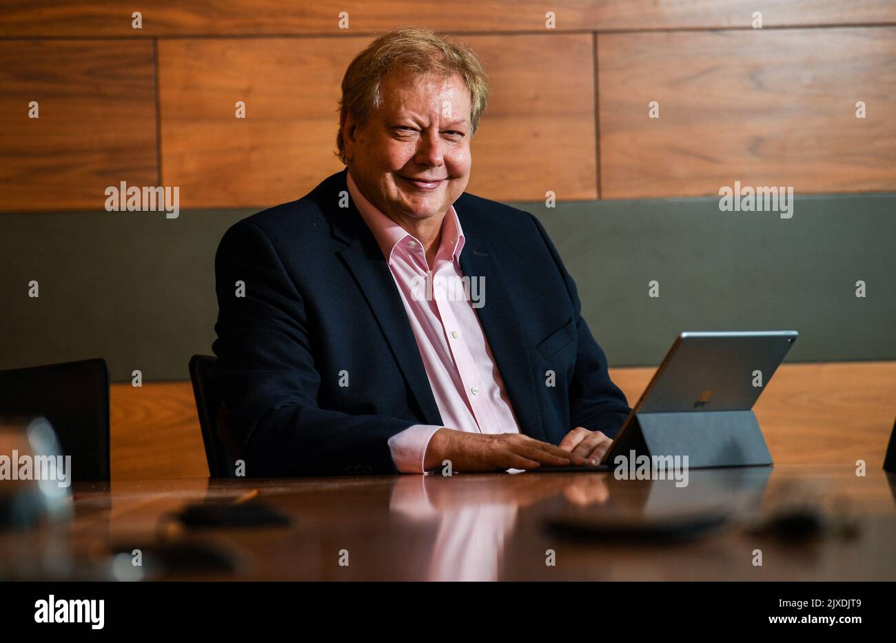 Wisetech Global CEO Richard White poses for a portrait ahead of the ...