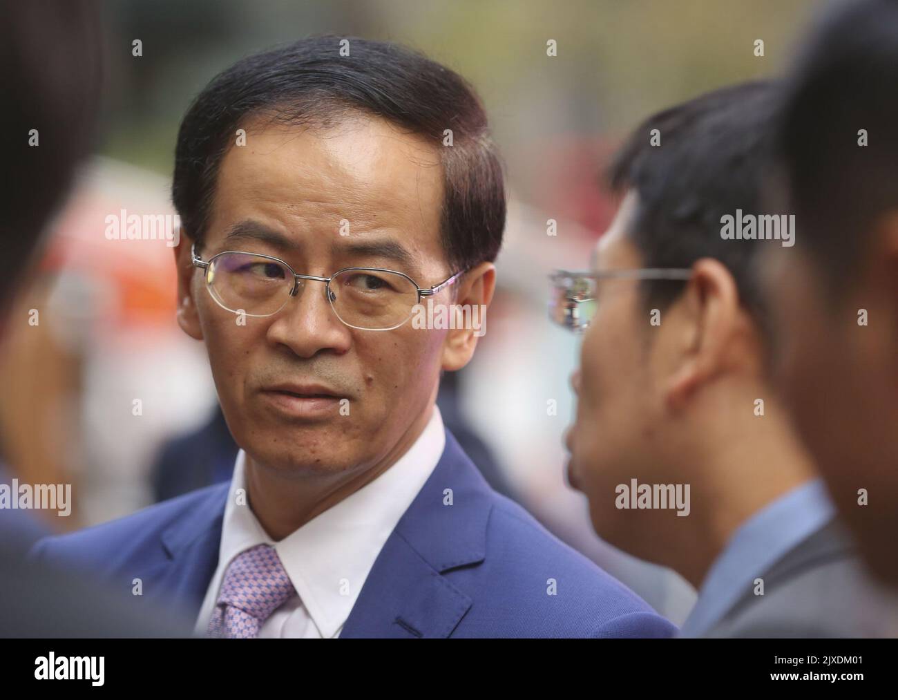 Chinese Ambassador Cheng Jing Ye is seen during the Chinese New Year ...