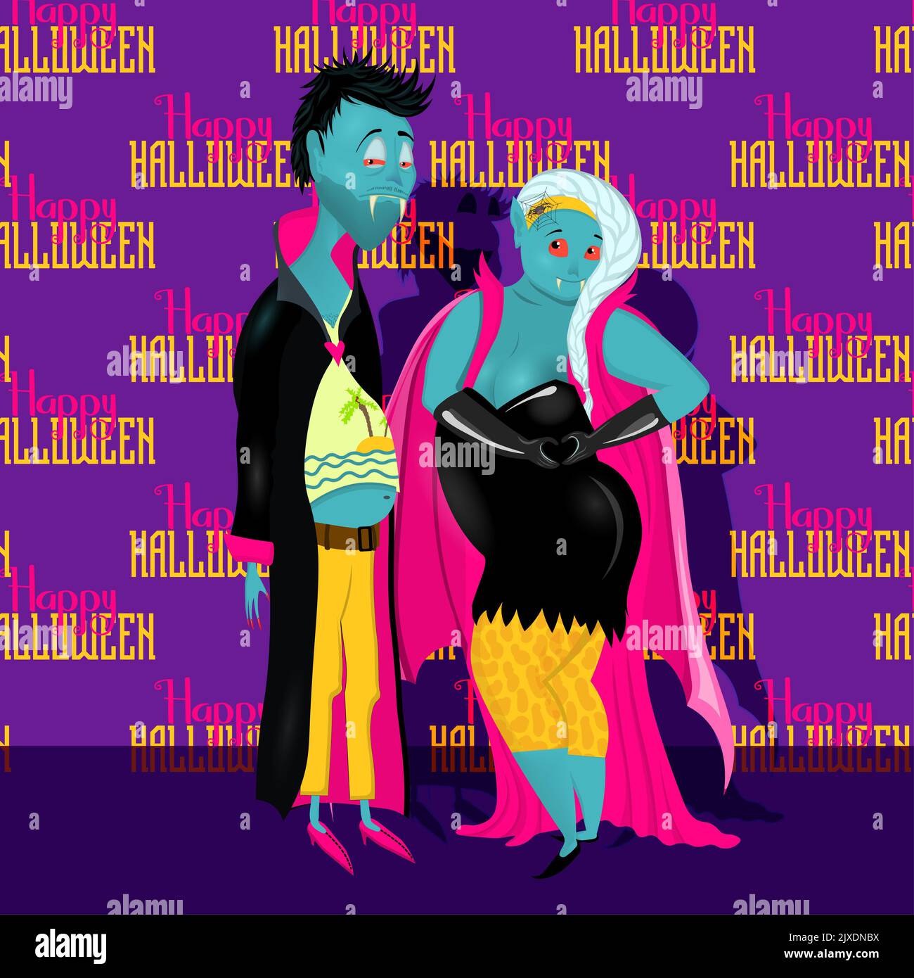 Boo Funny vampire. Halloween character. Scary and terrible vampire ...