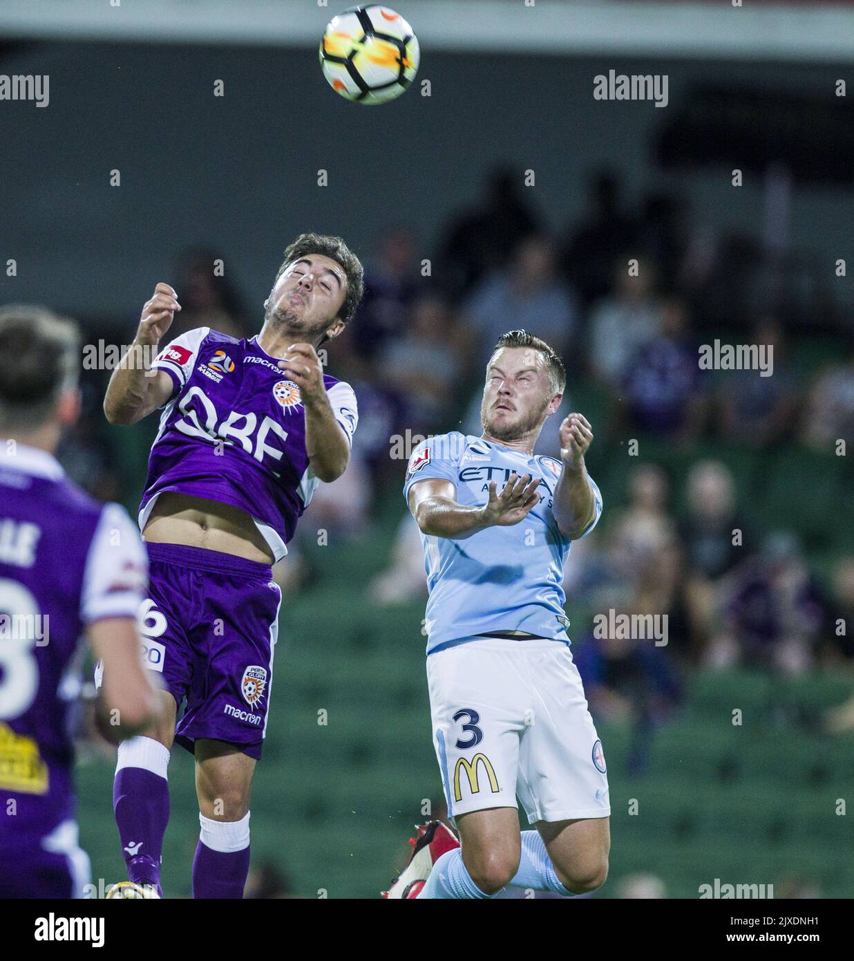 Joe Mills for the Perth Glory and Scott Jamieson of Melbourne City ...
