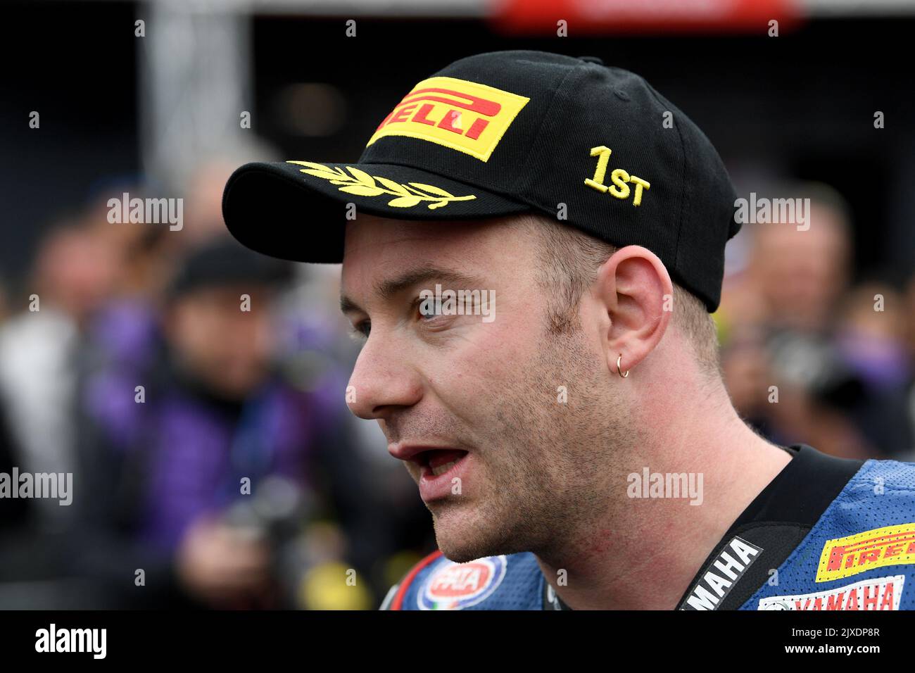 World Supersport rider Lucas Mahias of France from the GRT Yamaha ...