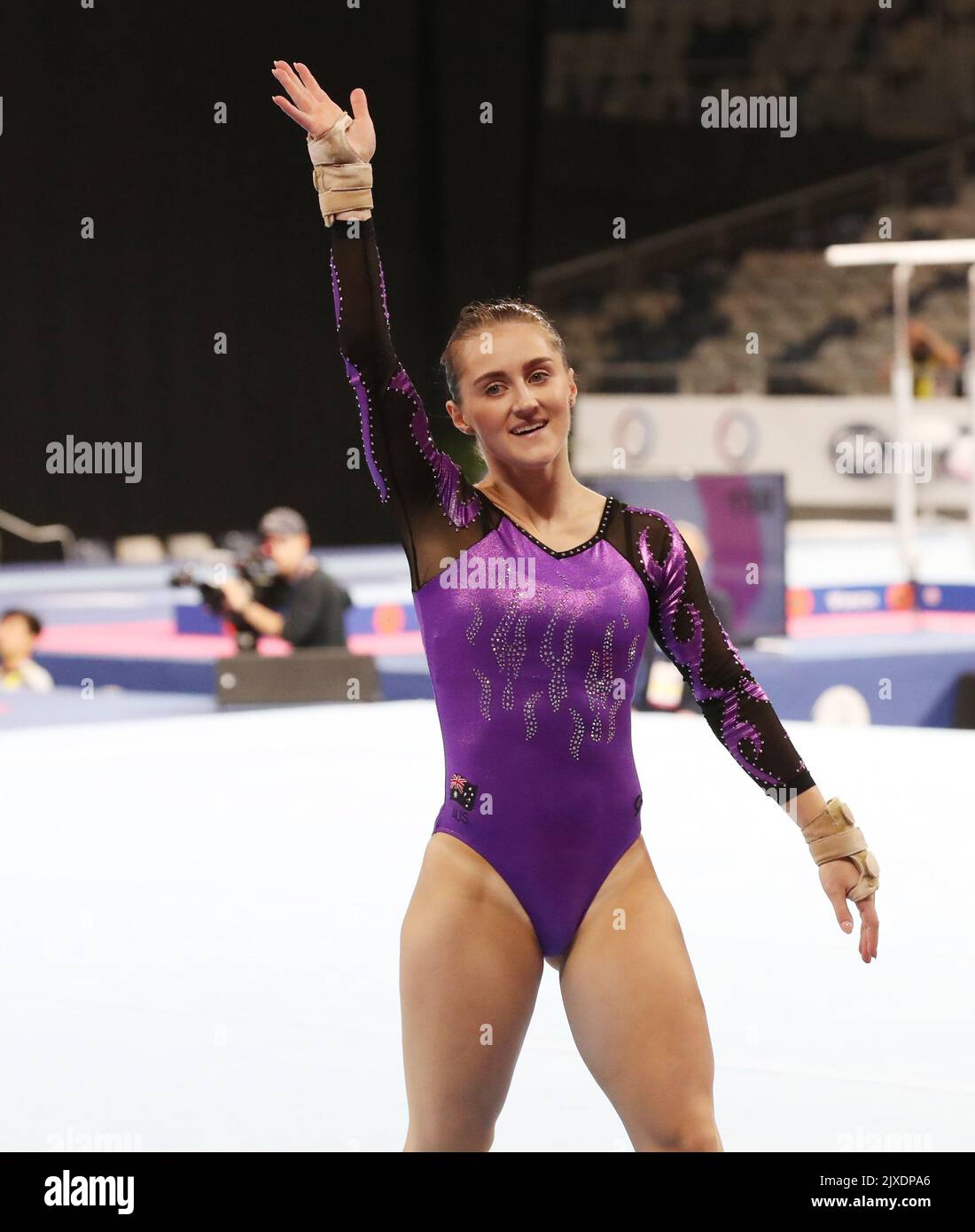Alexandra Eade of Australia on her way to winning a gold medal for the ...