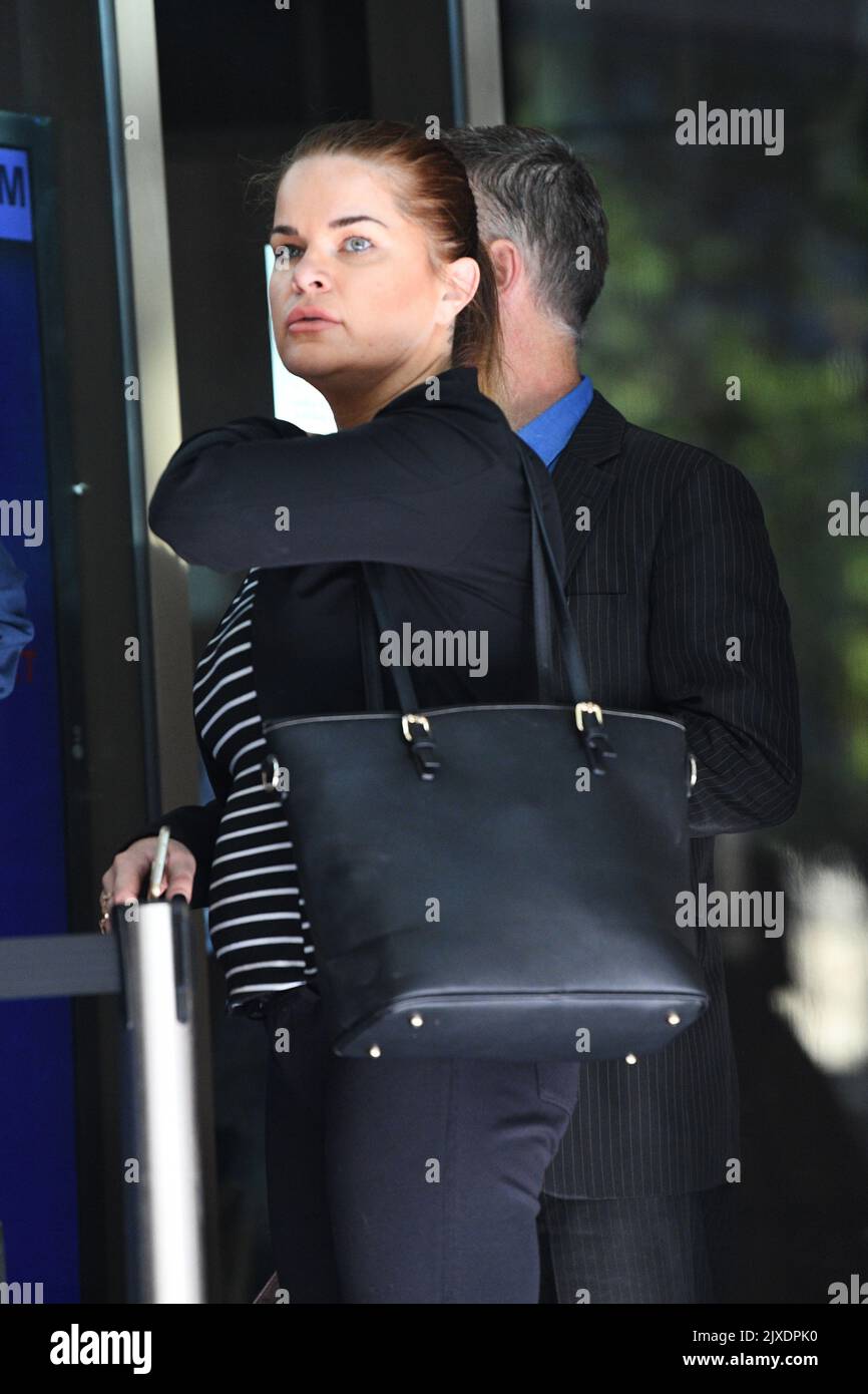 Klementina Alimic is seen entering the Melbourne Magistrates Court on ...