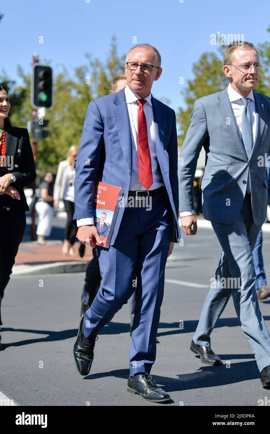 South Australian Premier Jay Weatherill and the Lord Mayer of Adelaide ...