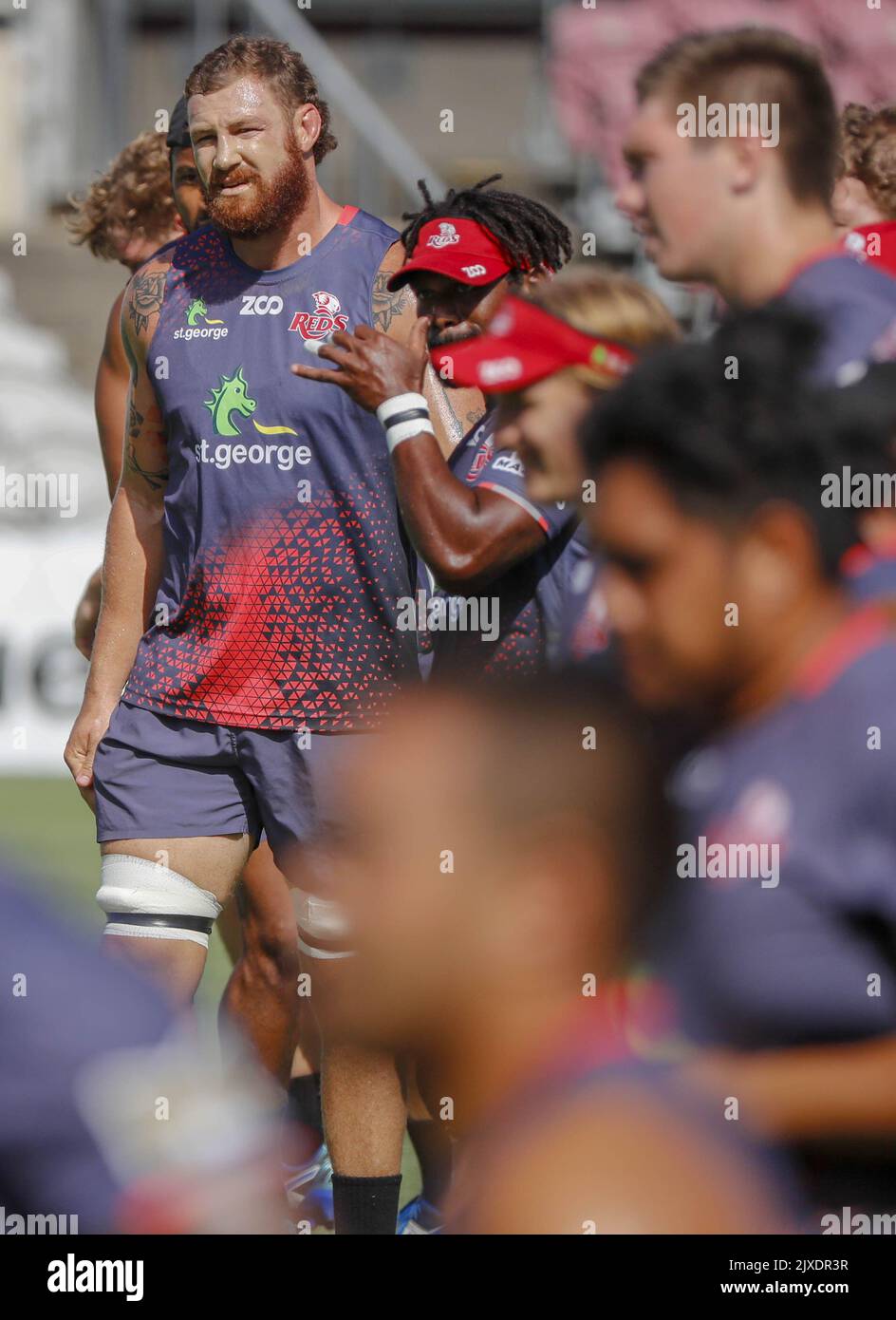 Scott Higginbotham in action during training with the Queensland Reds ...