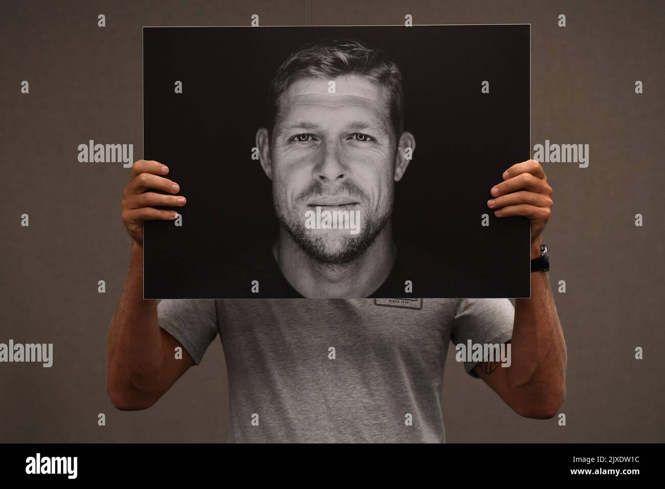 Three time world champion surfer Mick Fanning poses for a portrait ...