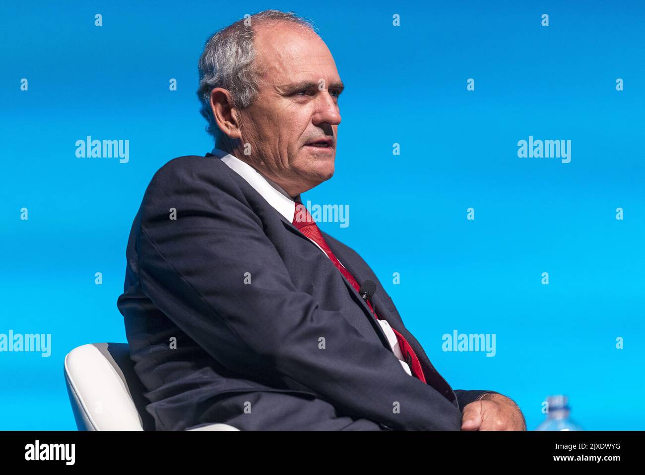 National Australia Bank Chairman Ken Henry speaks during the keynote ...