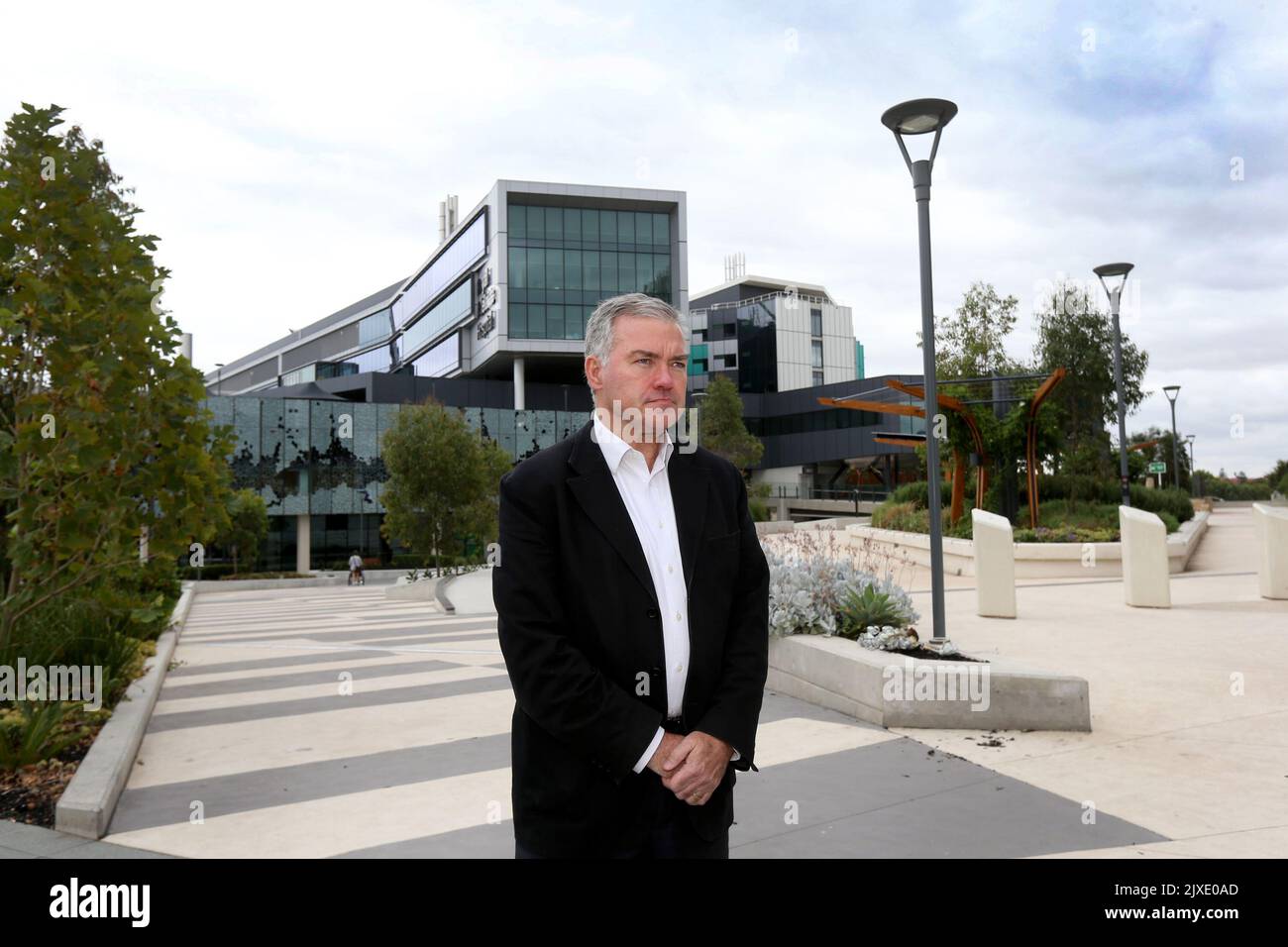 Shadow Minister for Health and Wellbeing, Stephen Wade, announces the ...