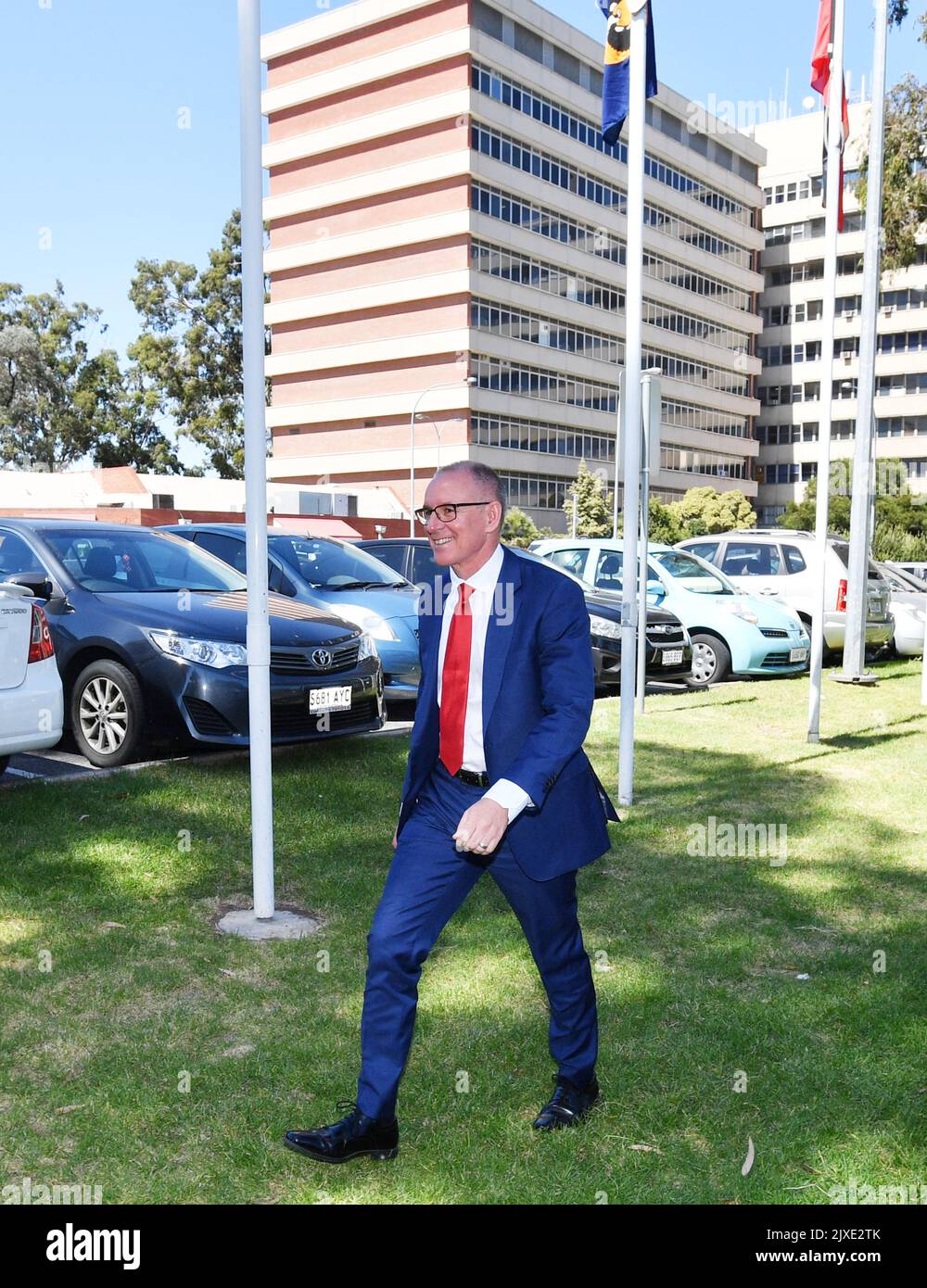 South Australian Premier Jay Weatherill arrives at the Queen Elizabeth ...