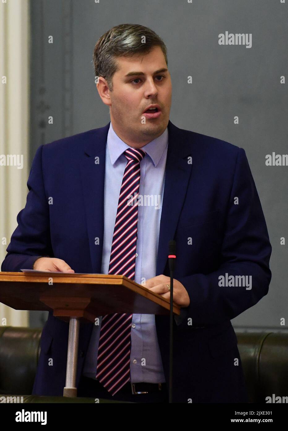 Queensland Police Minister Mark Ryan is seen during Question Time at ...