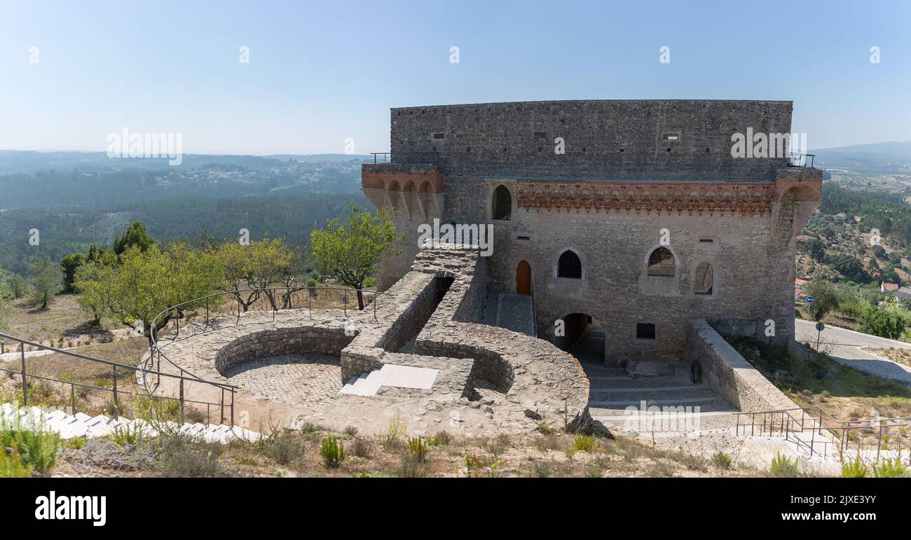 Ourém Santarém Portugal - 08 09 2022: Panoramic inside view at the ...