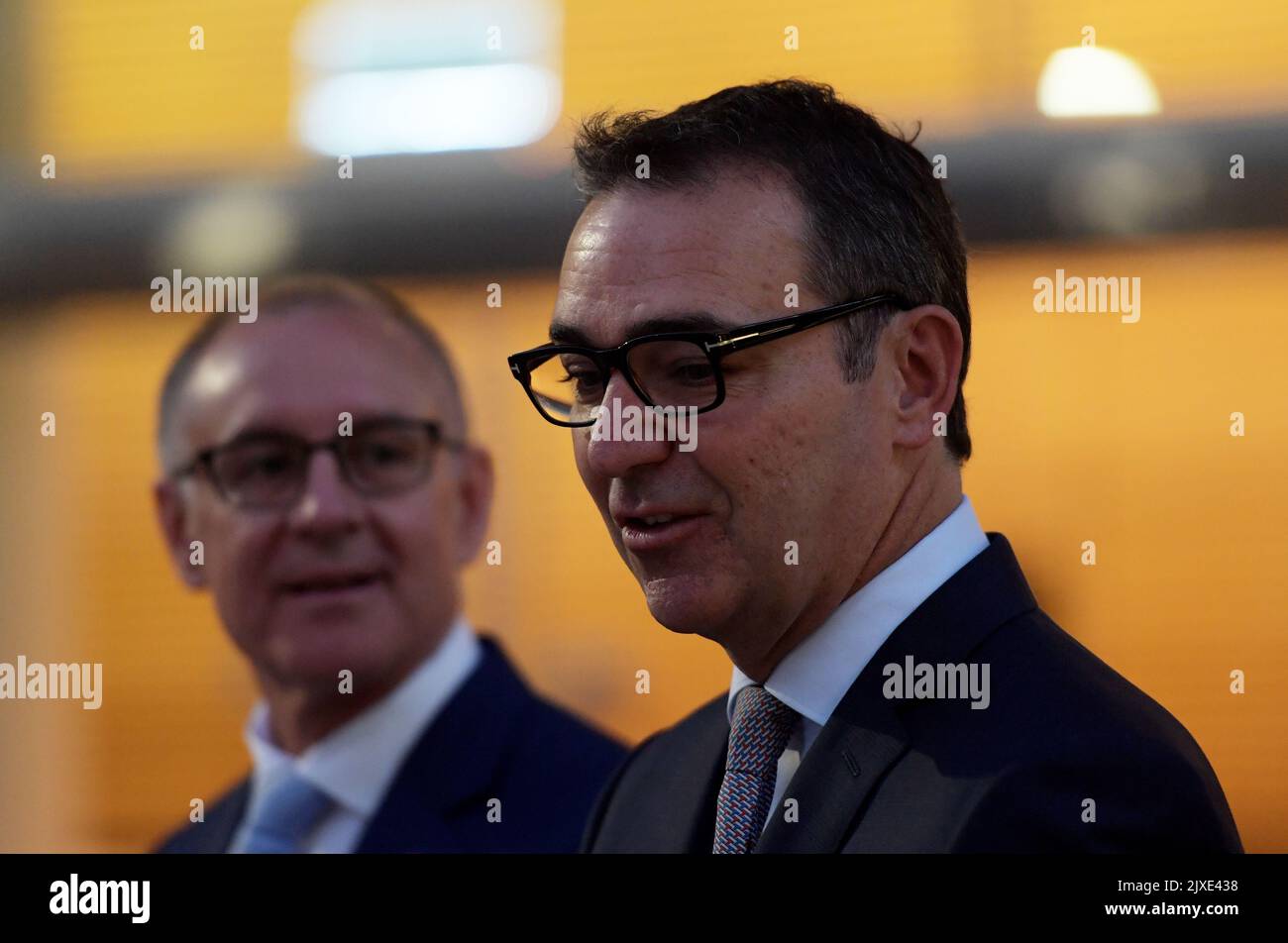 South Australian Premier Jay Weatherill and South Australian Liberal ...